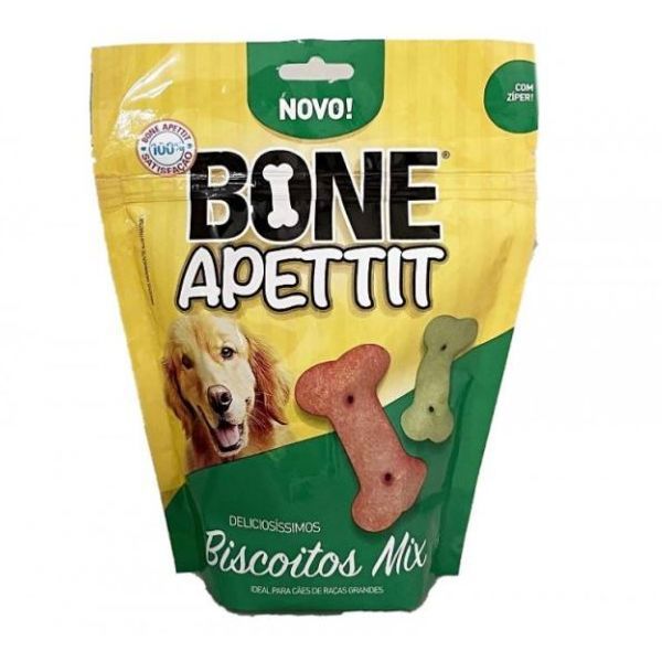 Petisco para cães adultos Bone apettit biscoito Mix 250g