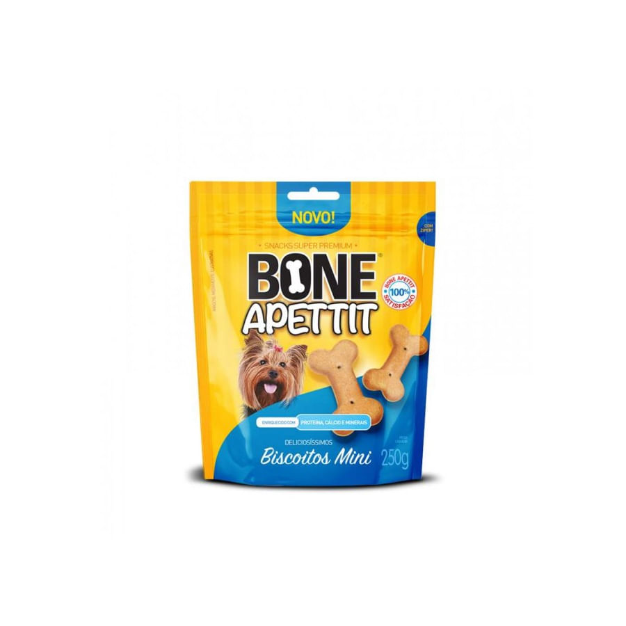 Petisco biscoito para cães adultos Bone apettit mini 250g