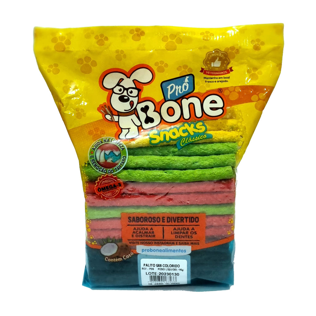 osso palito bone apettit 5x6 color 1kg